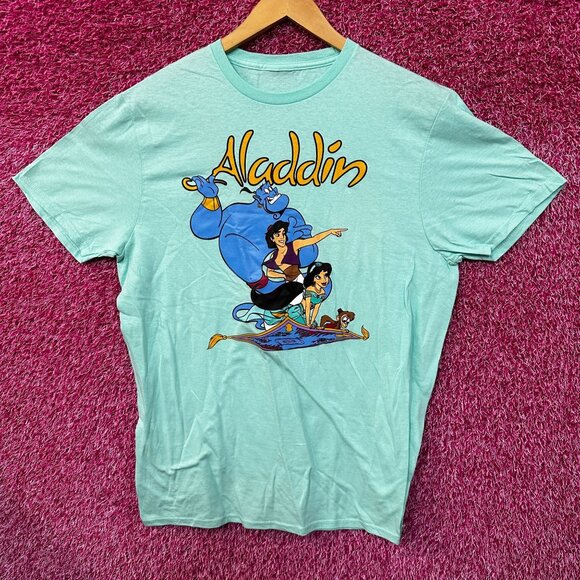 Disney | Shirts | Aladdin Genie Princess Jasmine Apu Magic Carpet ...
